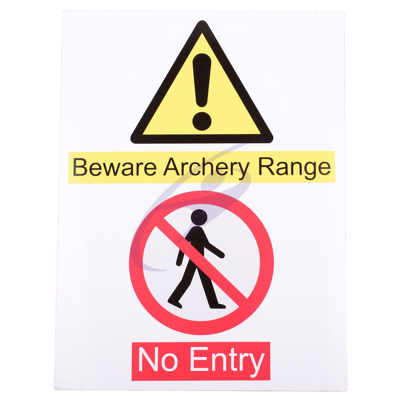 Archers Paradox Warning Sign | Clickers Archery