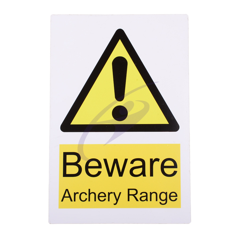 Archers Paradox Warning Sign | Clickers Archery